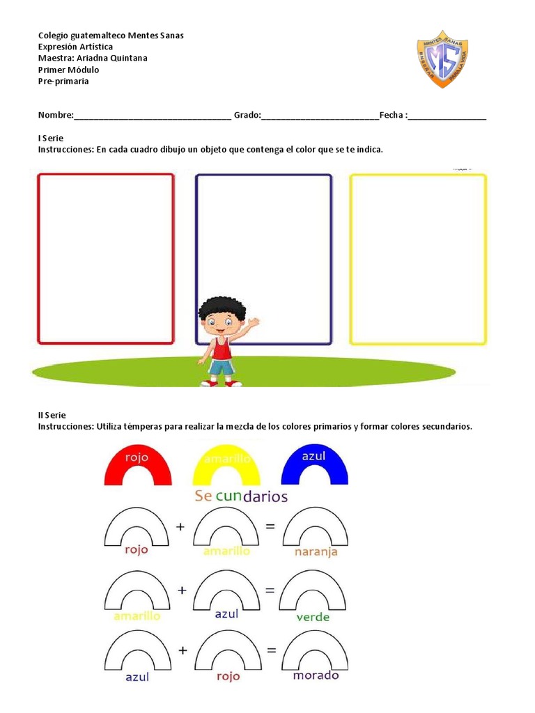 Actividades de Expresión Artística Pre-Primaria | PDF