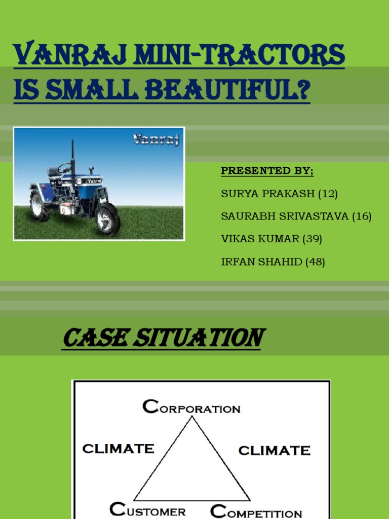Vanraj Tractors | PDF | Tractor | Market Segmentation