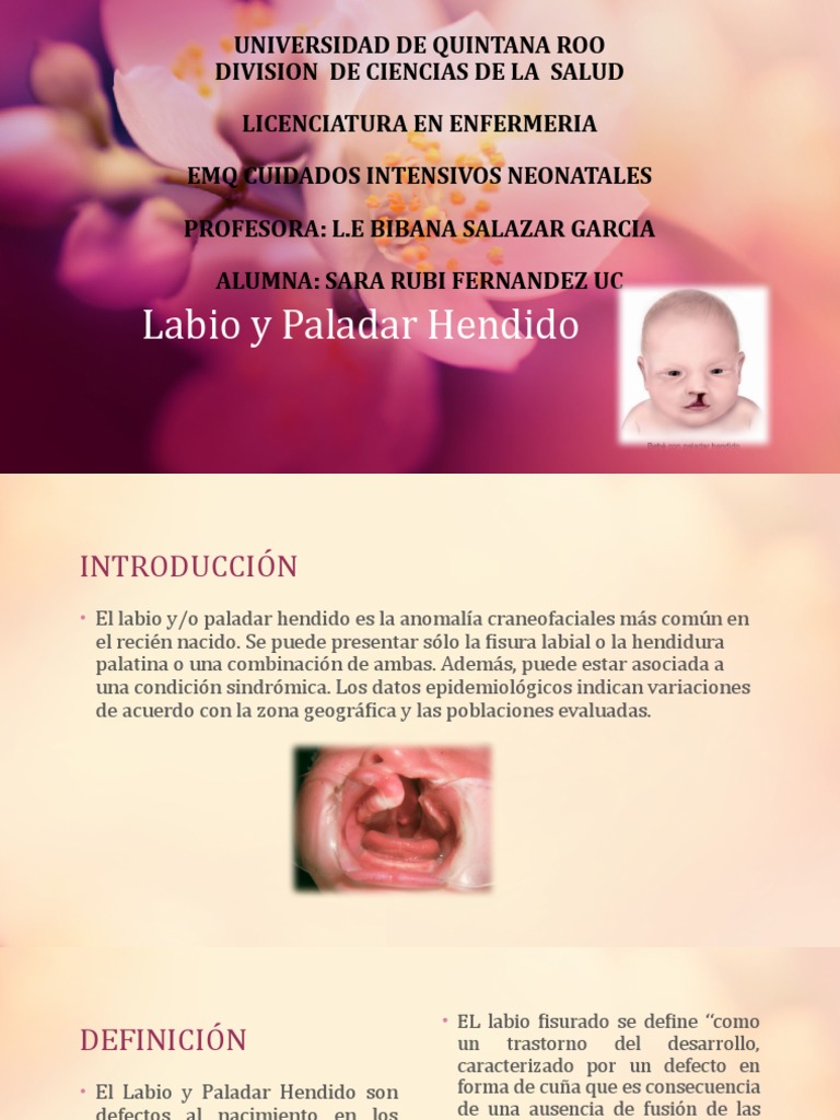 Clasificación y Tratamiento del Labio y Paladar Hendido | PDF ...