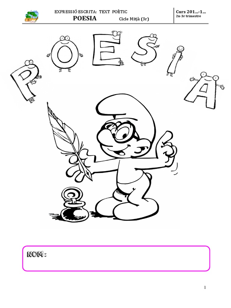 POESIA 3r Dossier Alumnes | PDF