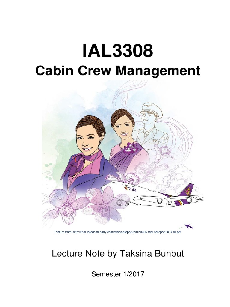 IAL3308 Cabin Crew Management Grand 1 2017 | PDF | Flight Attendant ...