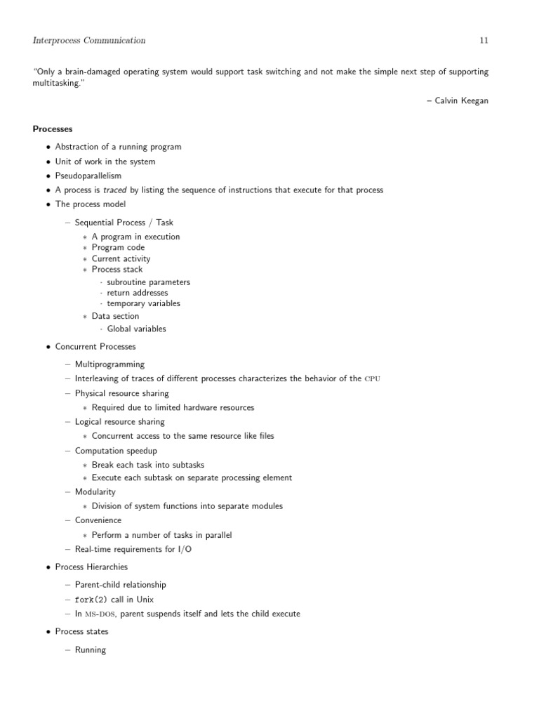 Ipc | Download Free PDF | Message Passing | Process (Computing)
