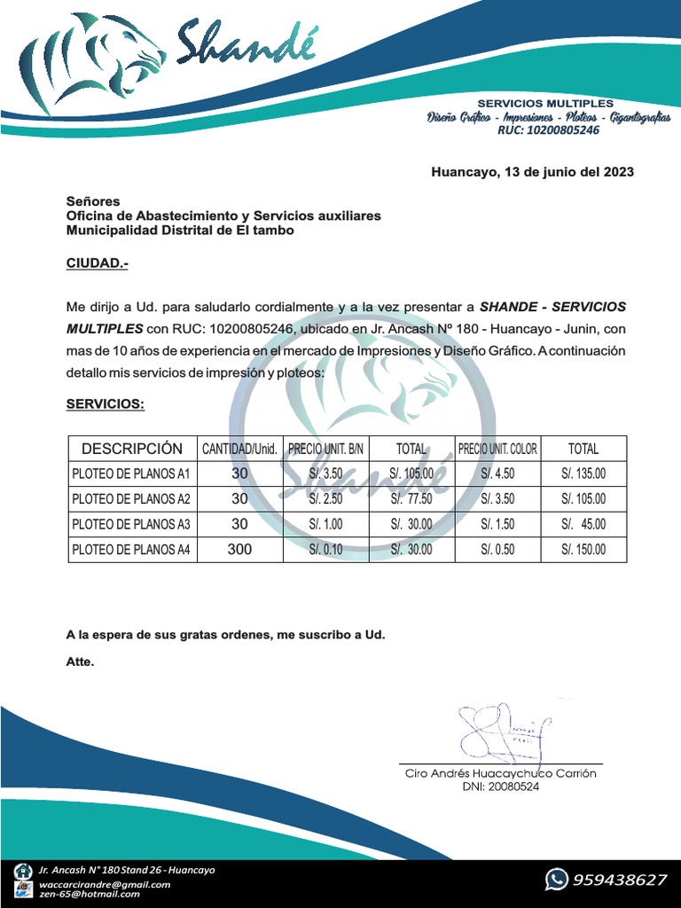 Membrete Shande | PDF