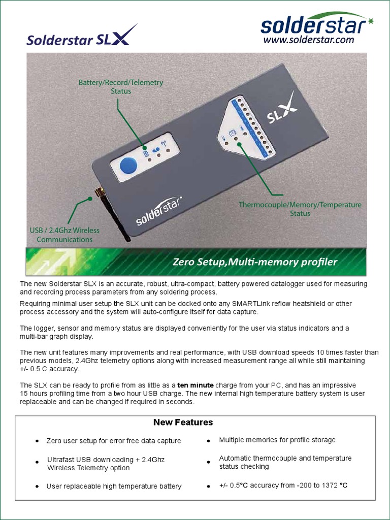 Solderstar SLX | PDF