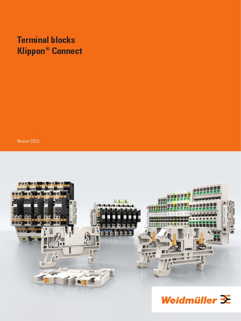 CAT1 - Blocos de Terminais - Klippon® Connect | PDF | Electrical ...
