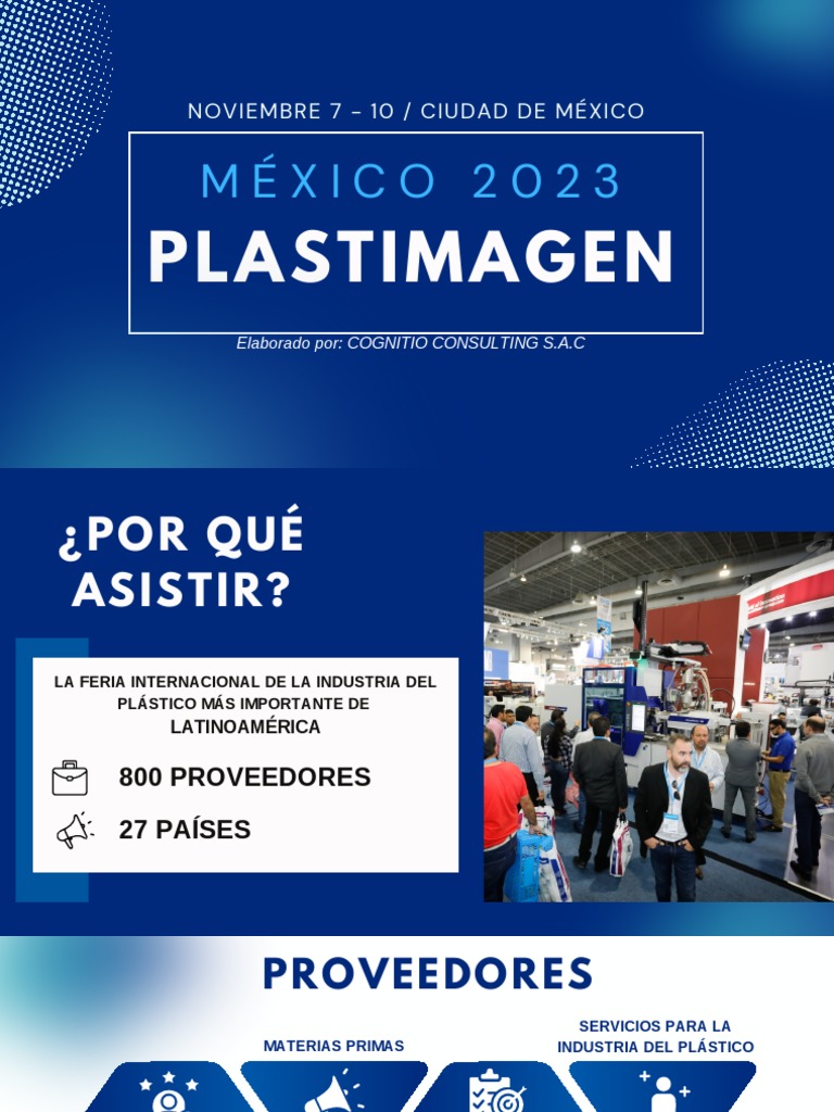 PLASTIMAGEN MÉXICO 2023 Feria Internacional - PLASTICOS | PDF | Sector secundario de la economía ...