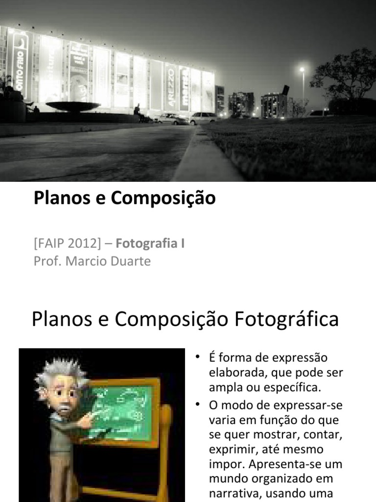 Tipos de Planos | PDF | Câmera | Lentes de zoom