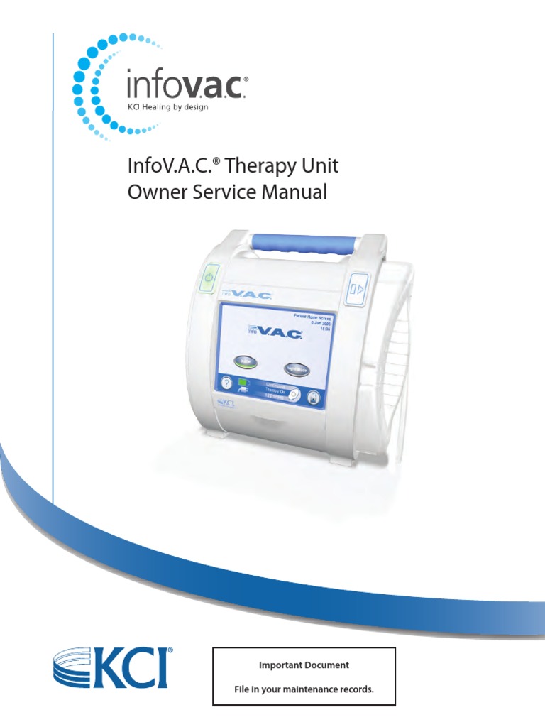 KCI InfoVAC Owner Service Manual | PDF