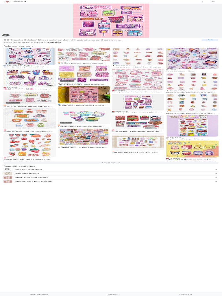 Searchq Cute Stickers Pinterest Aniaml Food&tbm Isch&hl en-US&chips Qcute Stickers Pinterest ...