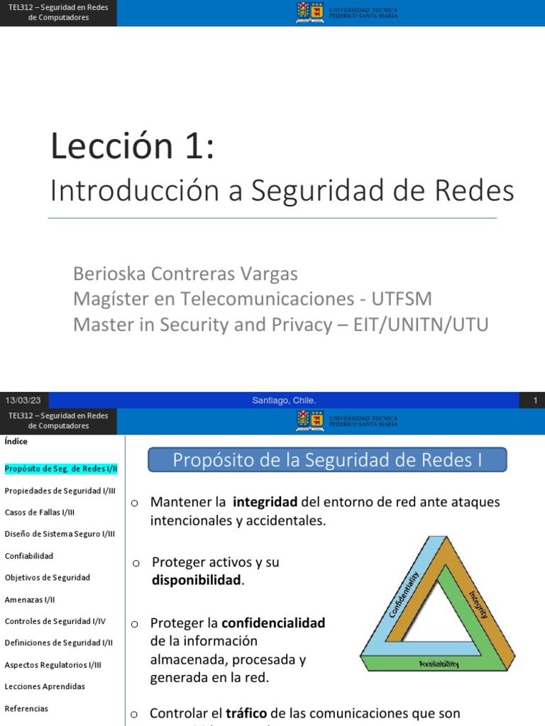 Leccion-1-tel312-v1.0 (2) | PDF | La seguridad informática | Seguridad