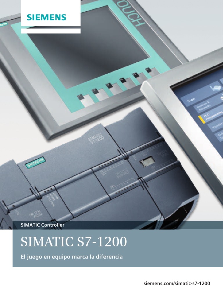 Simatic S7-1200_Siemens_Información Técnica_ES | PDF | Unidad Central ...