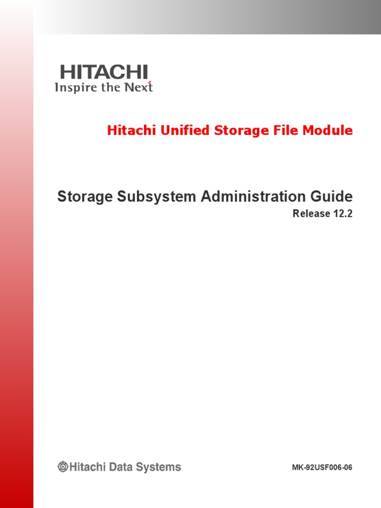 Hitachi Storage Operation Guide | PDF | Computer Data Storage ... Hitachi Storage Operation Guide | PDF | Computer Data Storage ...