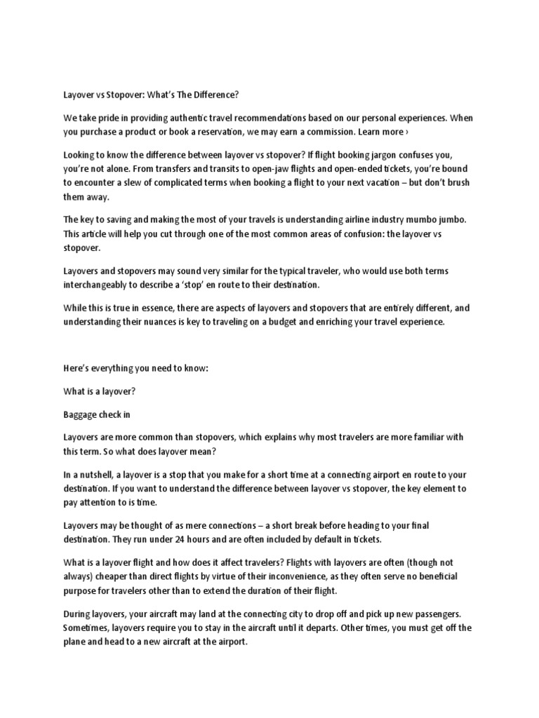 Layover Vs Stop-WPS Office | PDF