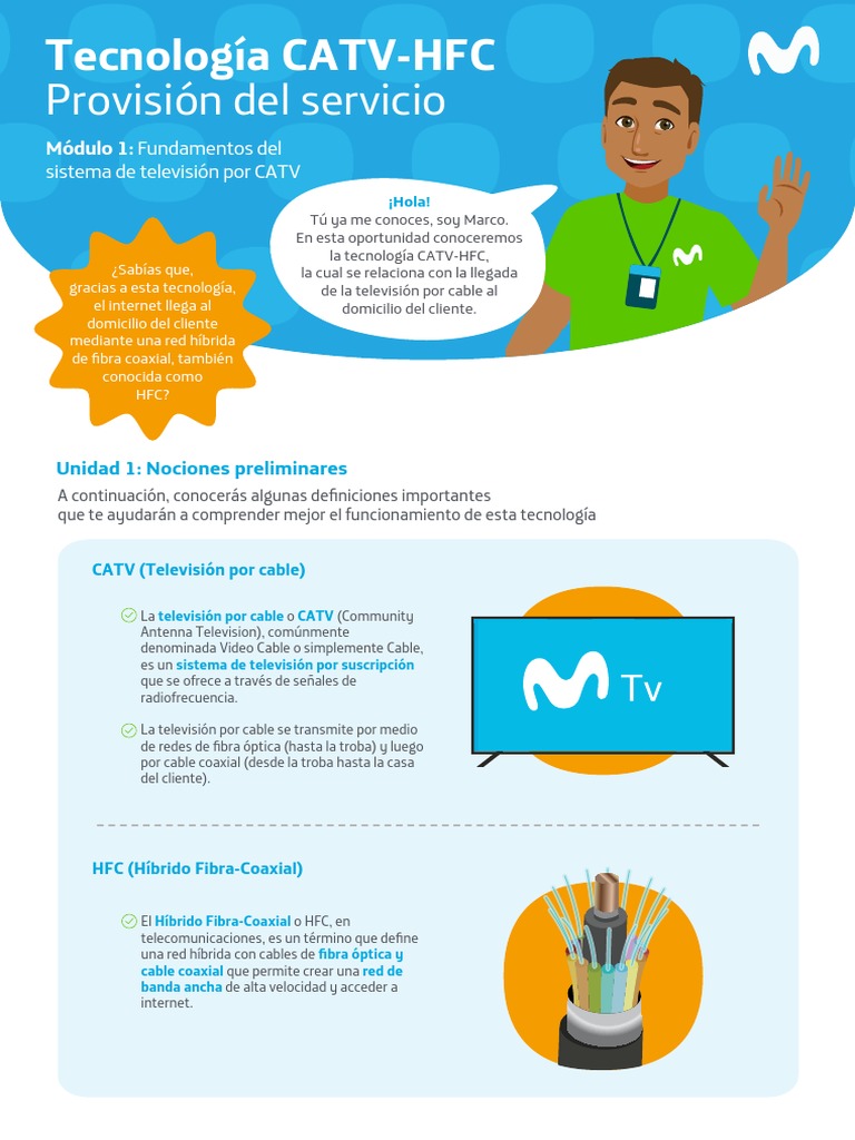 Fundamentos Del Sistema de Televisión Por CATV | PDF | Televisión por ...