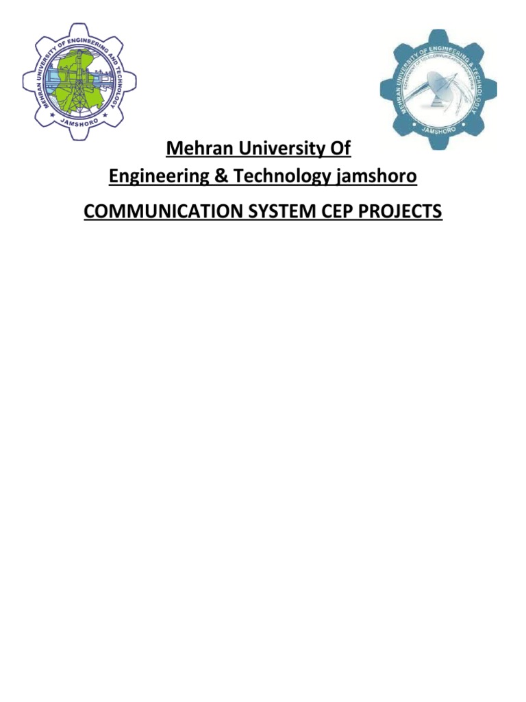 COMMUNICATION SYSTEM CEP PROJECT LIST | PDF