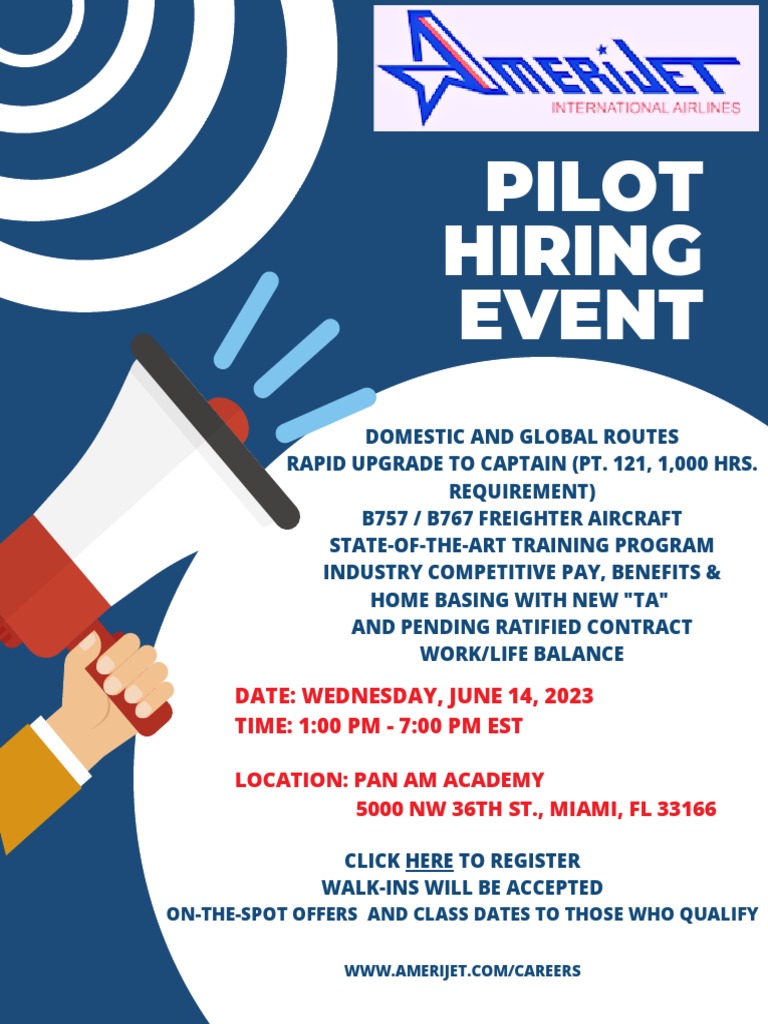 AMJ Pilot Hiring Event | PDF