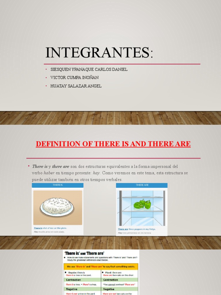 Definition of There Is and There Are | PDF