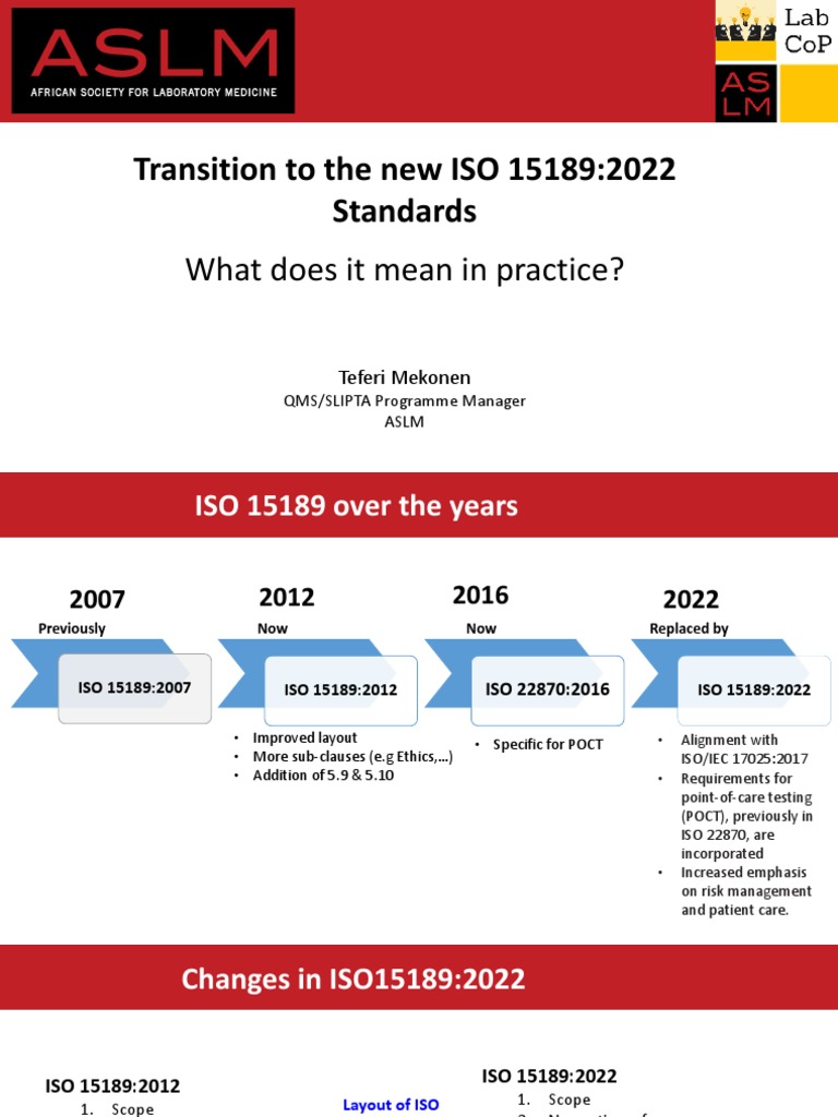 Changes and Impact of ISO 15189 2022 | PDF | Internal Audit | Audit
