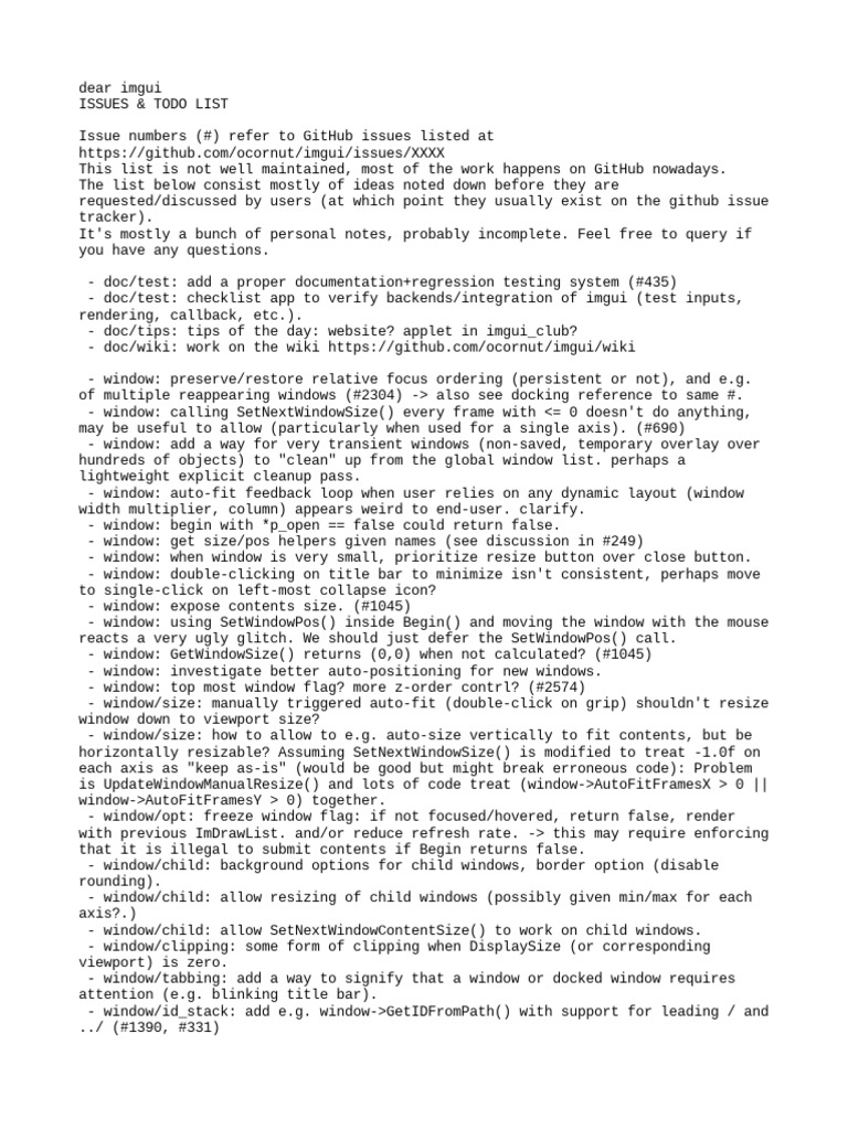 TODO | PDF | Menu (Computing) | Texture Mapping