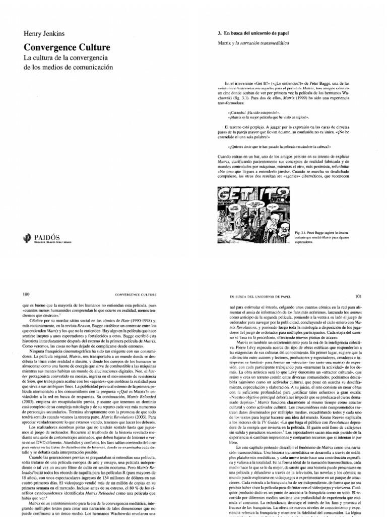 Jenkins-Henry-Cultura-De-La-Convergencia-Matrix Edit | PDF Jenkins-Henry-Cultura-De-La-Convergencia-Matrix Edit | PDF