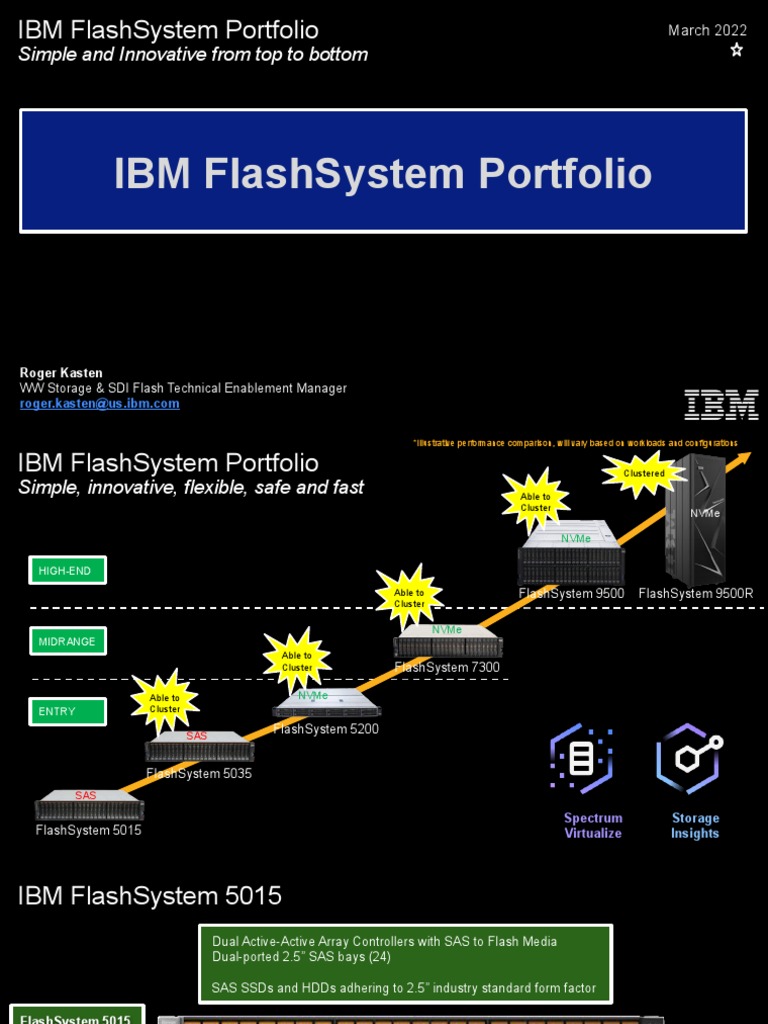 03-IBM FlashSystem Portfolio v1 - 2022-Mar-25 | PDF | Solid State Drive ...