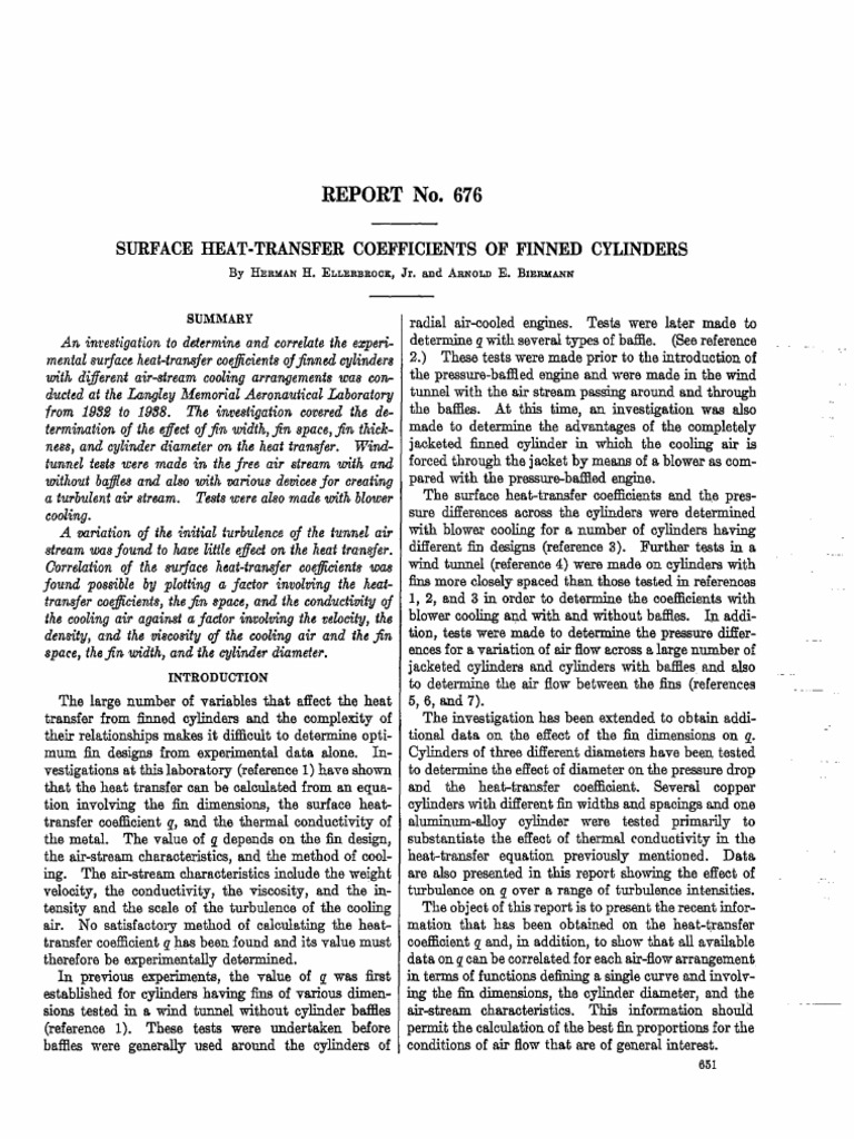 Surface Coeff Finned Cylinder | PDF Surface Coeff Finned Cylinder | PDF