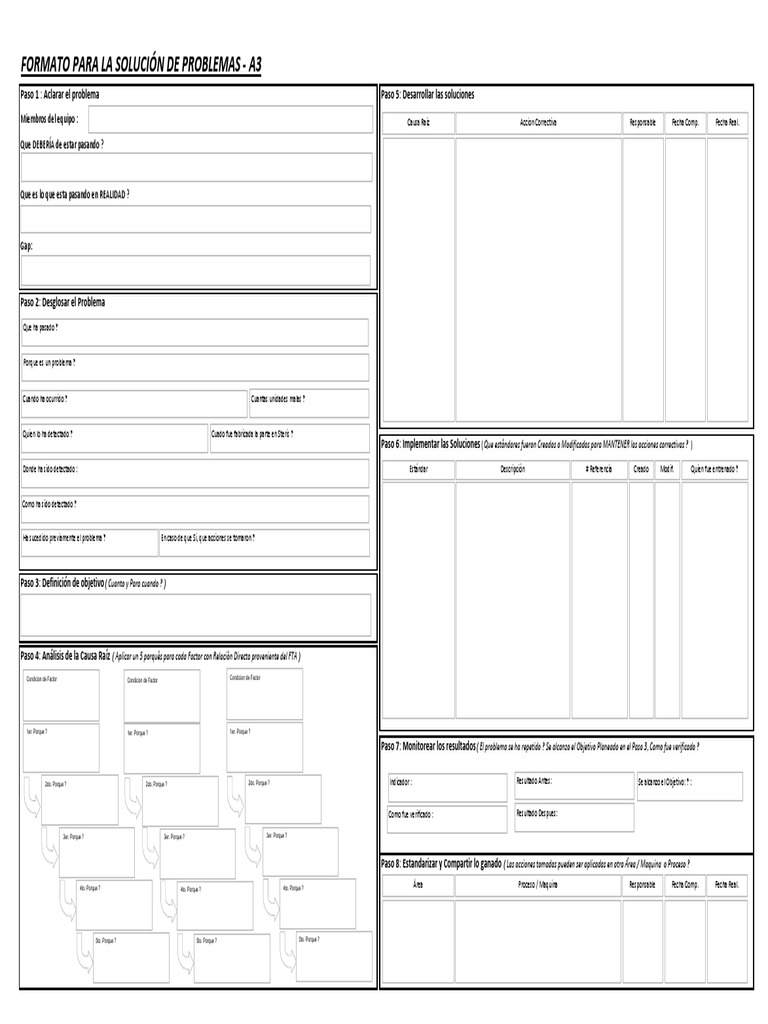 8 Step A3 Form - Spanish Tabloid Size | PDF | Informática | Ciencias de ...