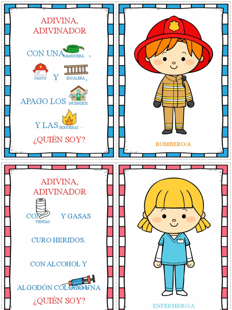 3 Adivinanzas Trabajadores de Comunidad | PDF