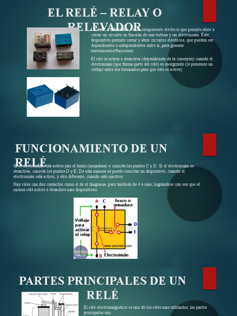 El Relé - Relay o Relevador 3ro Eka - Laboratorio | PDF | Relé | Bienes manufacturados