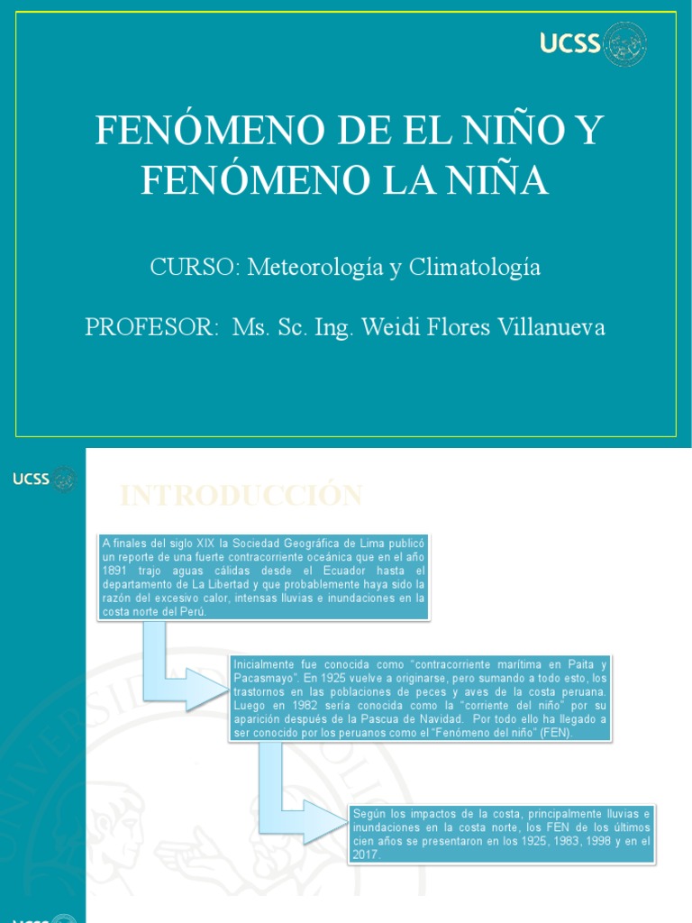 Fenómeno Del Niño y La Niña | PDF | El niño | Clima