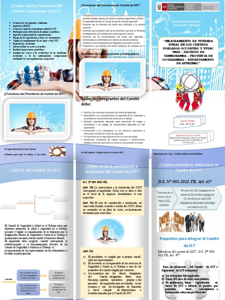 Triptico - CSST | PDF | Gobierno