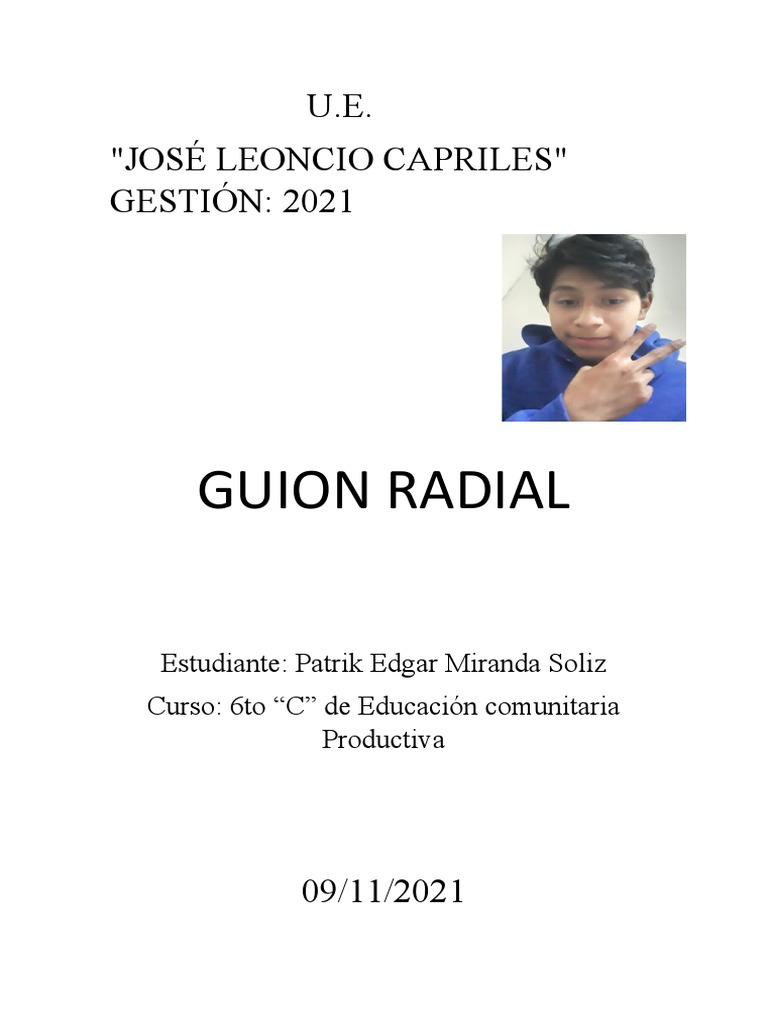 Caratula de Guion Radial | PDF