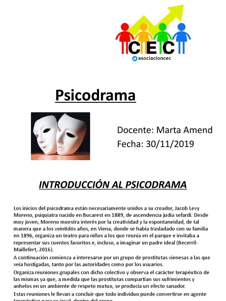 Que Es Psicodrama | PDF | Conceptos psicologicos | Sicología