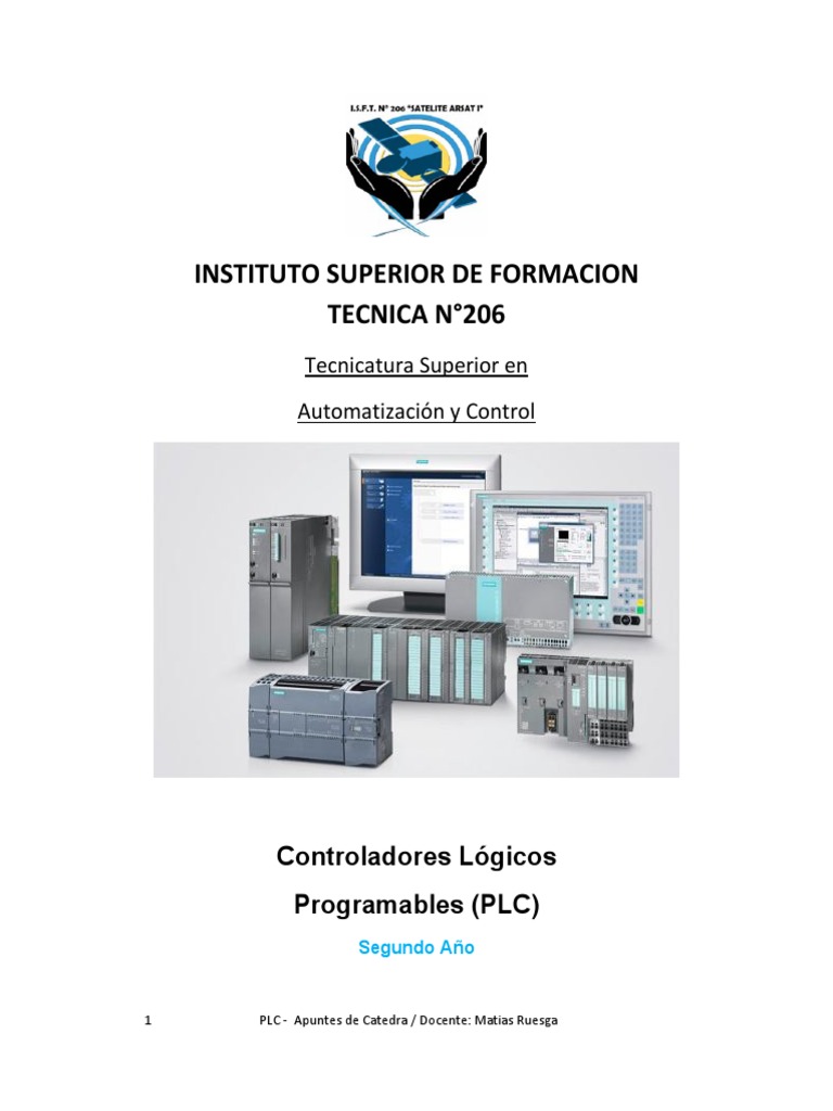 Apuntes sobre Controladores Lógicos Programables | PDF | Poco ...
