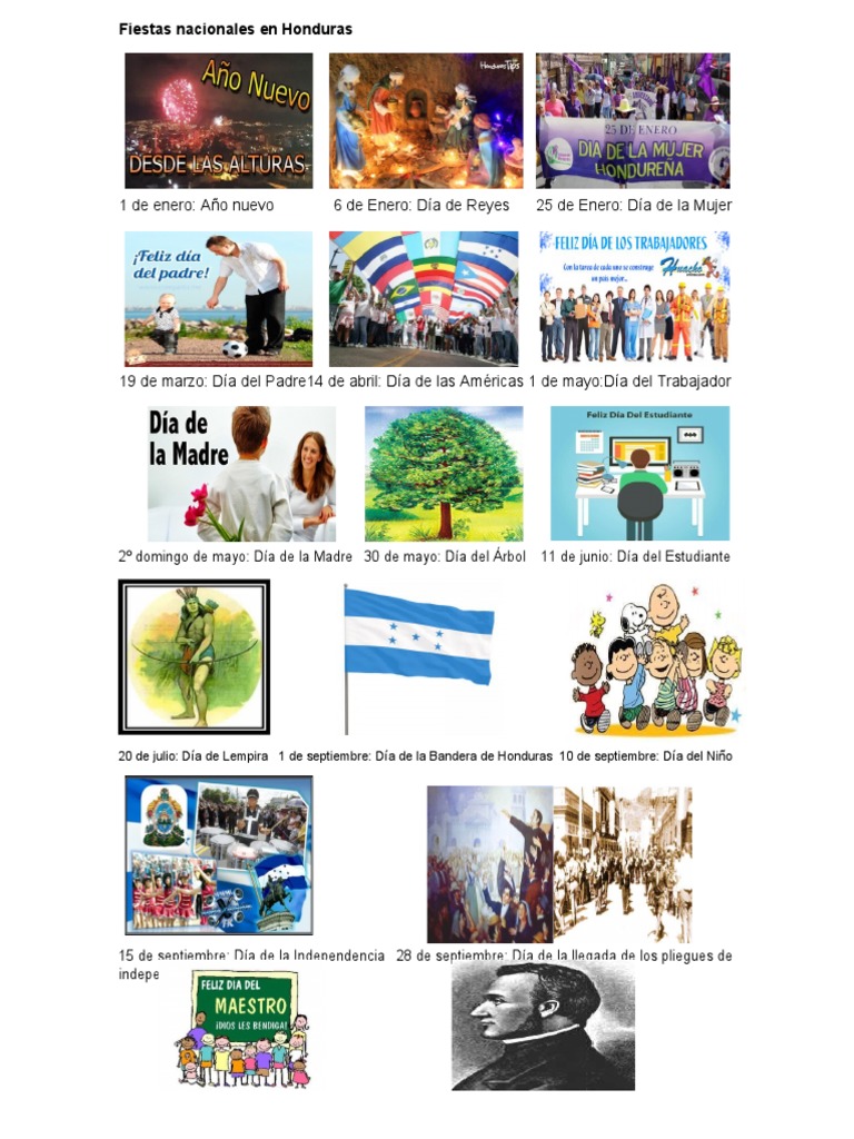 1 de Enero: Año Nuevo 6 de Enero: Día de Reyes 25 de Enero: Día de La ...