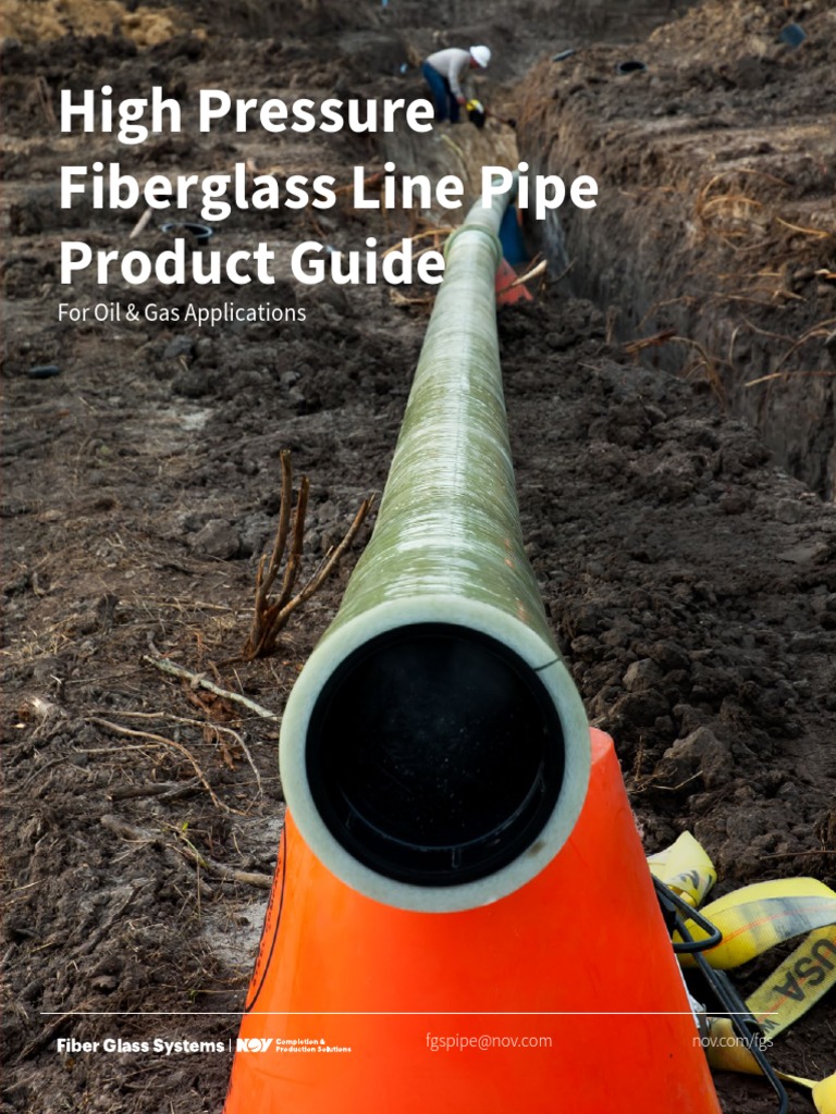 High Pressure Fiberglass Line Pipe Product Guide Brochure | PDF | Pipe ...
