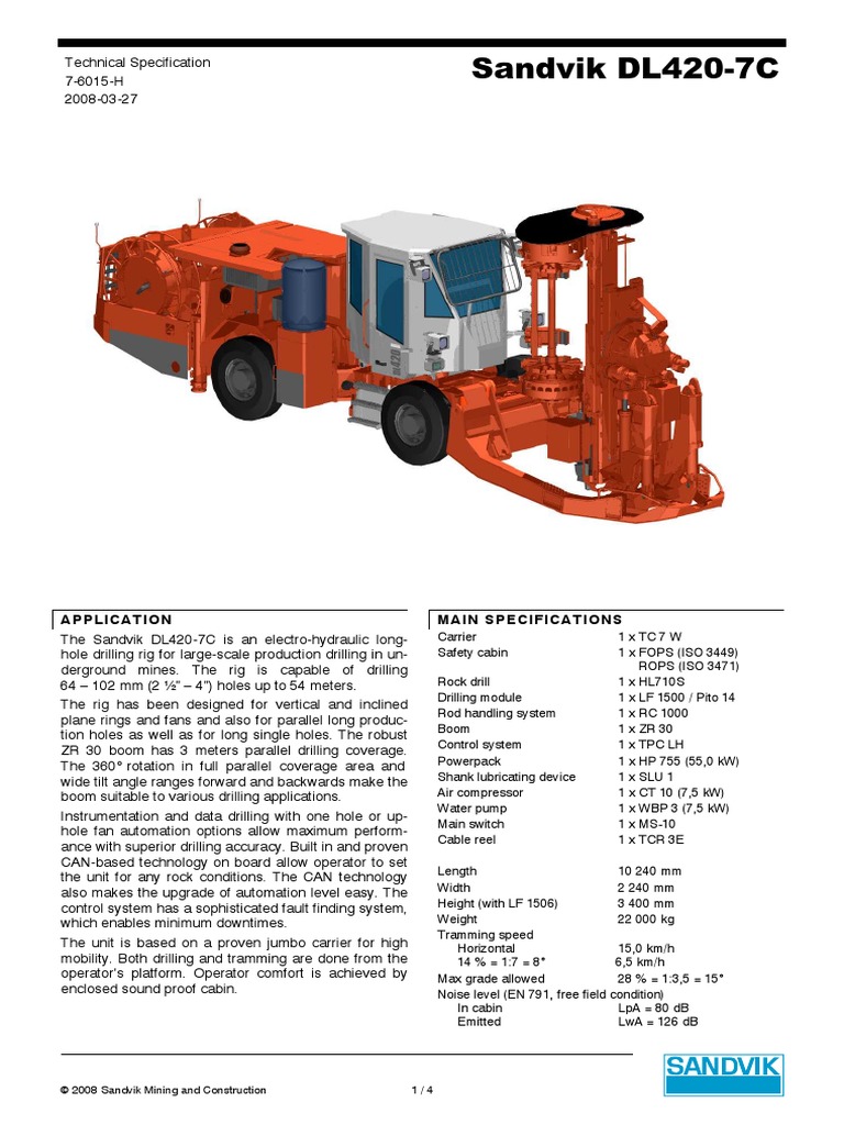 Jumbo Dl420 7c | PDF | Pump | Truck