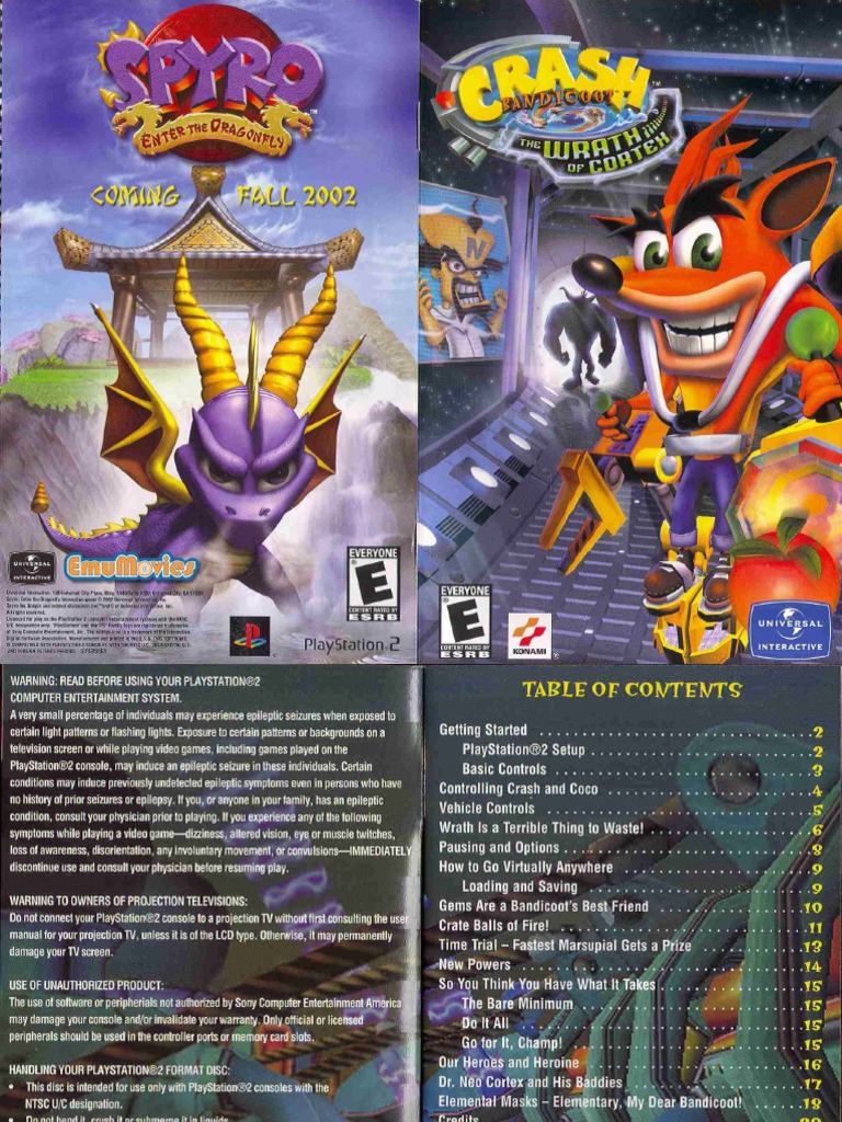 Crash Bandicoot - The Wrath of Cortex (USA) | PDF