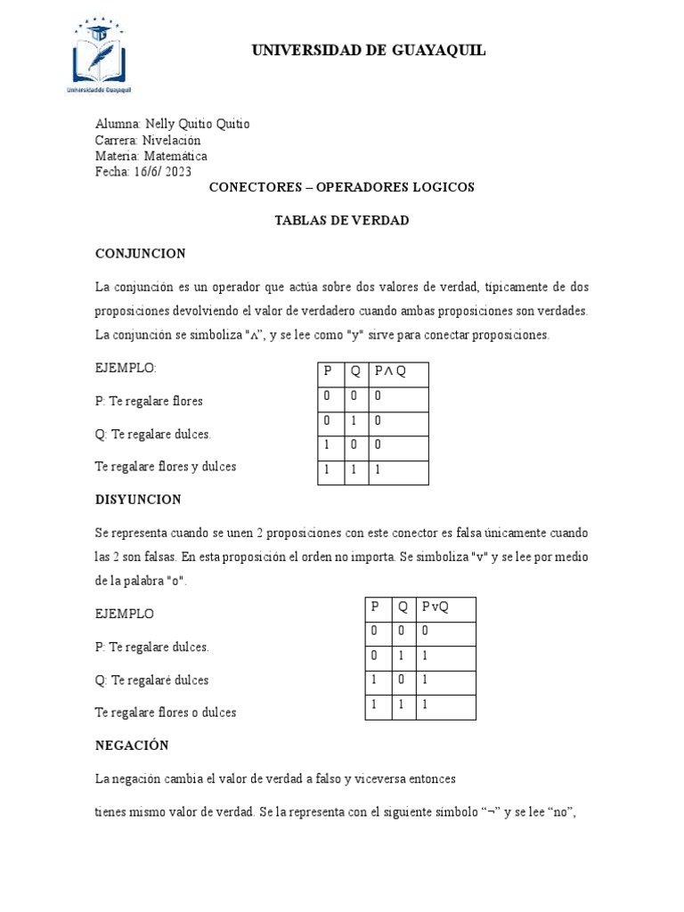 Tarea#2 U1 | PDF | Enseñanza de matemática | Álgebra de Boole