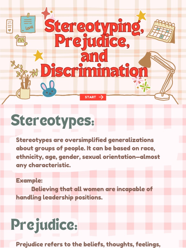 Stereotyping, Prejudice, and Discrimination | PDF | Prejudices | Discrimination