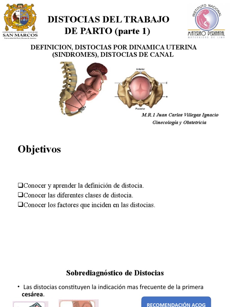DISTOCIAS | PDF | Parto | Pelvis