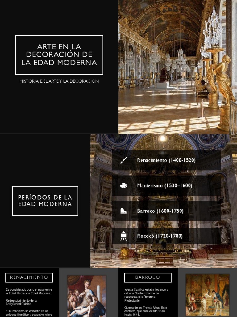 Arte en La Decoración de La Edad Moderna | PDF | Renacimiento | Pintura ...