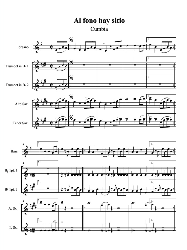 Al Fono Hay Sitio | PDF