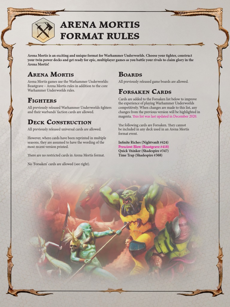 Arena Mortis Format | PDF