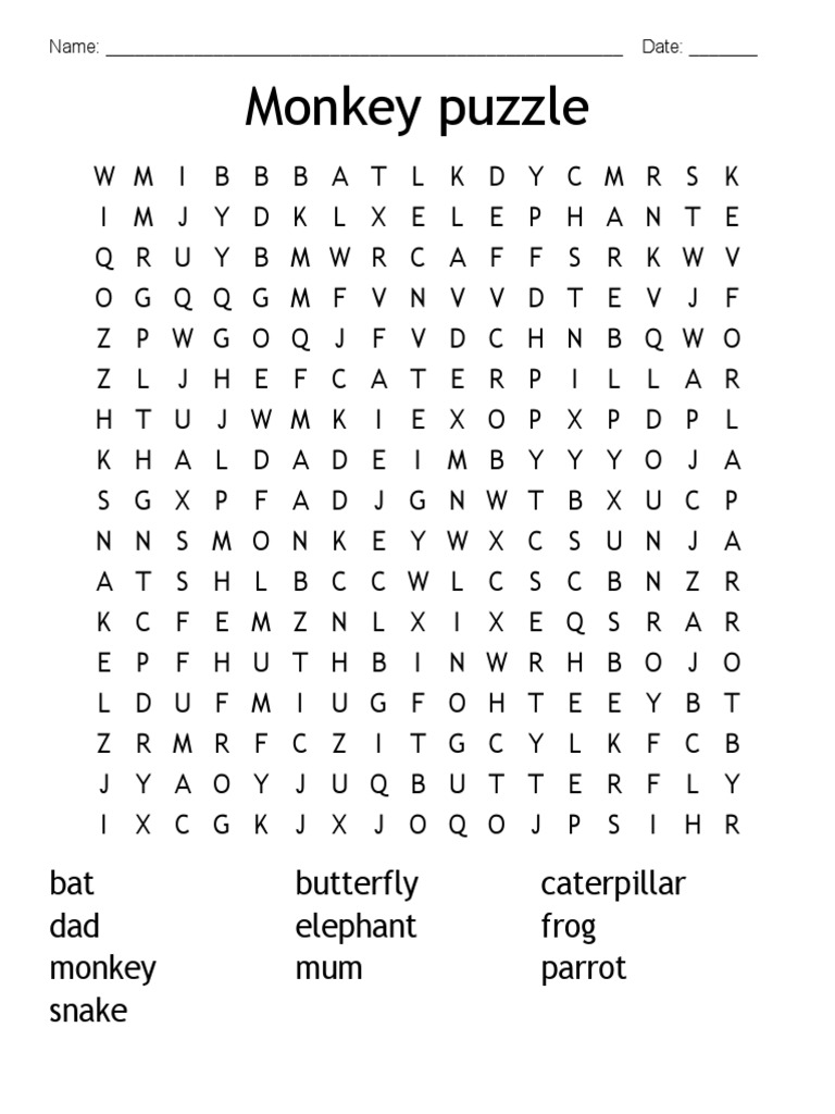 Monkey Puzzle 4aaa3 61632e9c | PDF