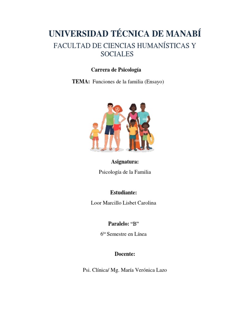 Funciones de La Familia Ensayo | PDF