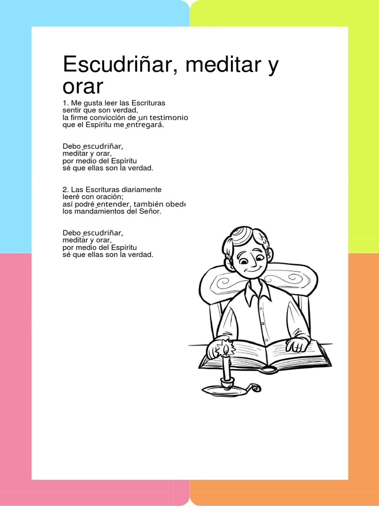 Escudriñar, Meditar y Orar | PDF | Religión y espiritualidad