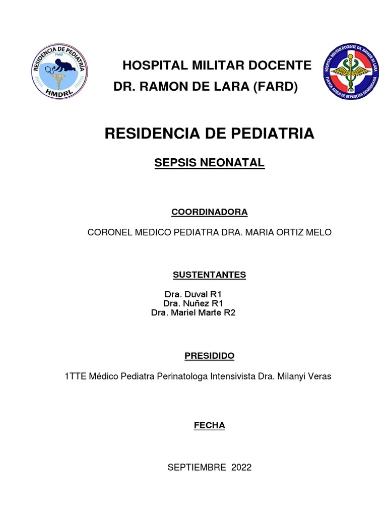 Sepsis Neonatal | PDF