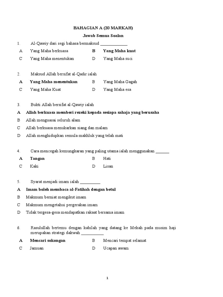 Skema PKS 1 T2 | PDF