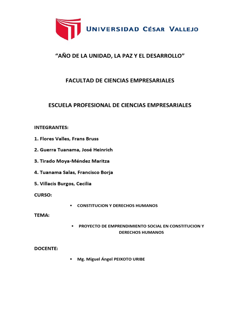 Avance Proyecto Final G5 | PDF | Enseñando | Iniciativa empresarial